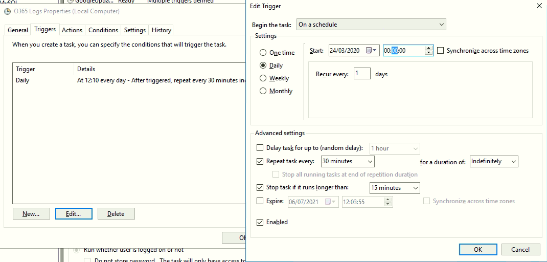 O365 / M365 Audit Log – Backloop